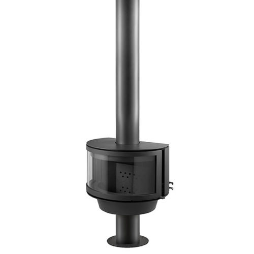 Rocal Ronde Frontal Wood Stove - Firehouse